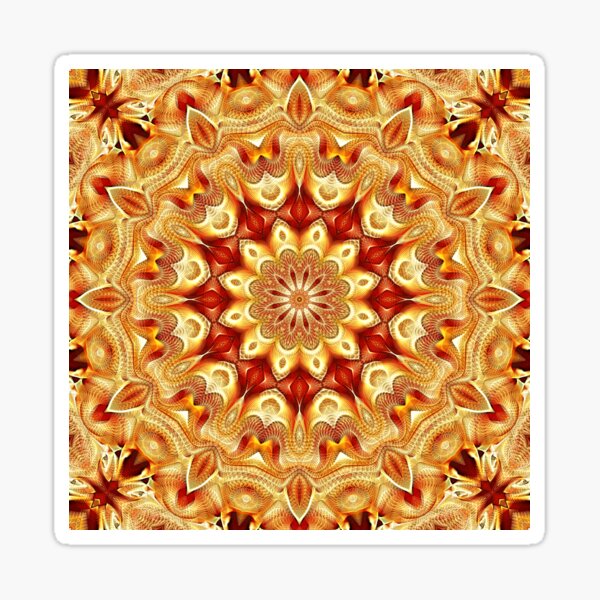 "Flower Of Life Mandala (Pneuma)" Sticker for Sale by PatternsofLife ...