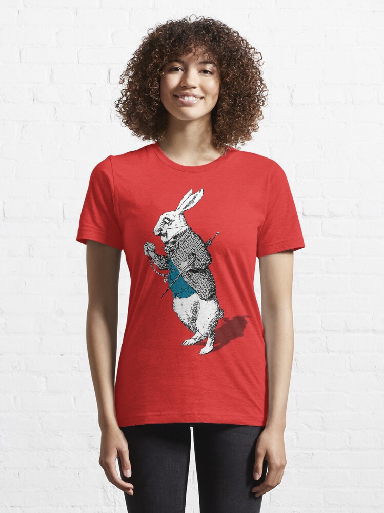 "Follow the white rabbit" T-shirt for Sale by manomade | Redbubble ...