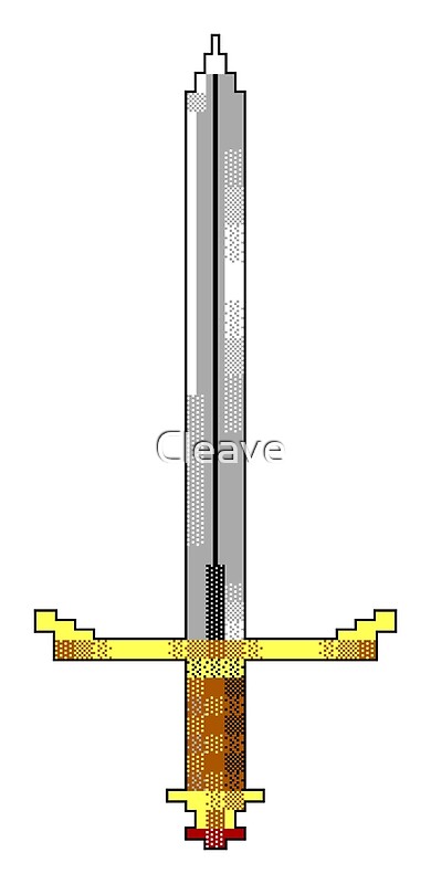"8 Bit Warrior" by Cleave | Redbubble