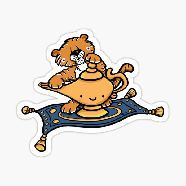 "Aladdin" Sticker for Sale by TanyaRichards | Redbubble