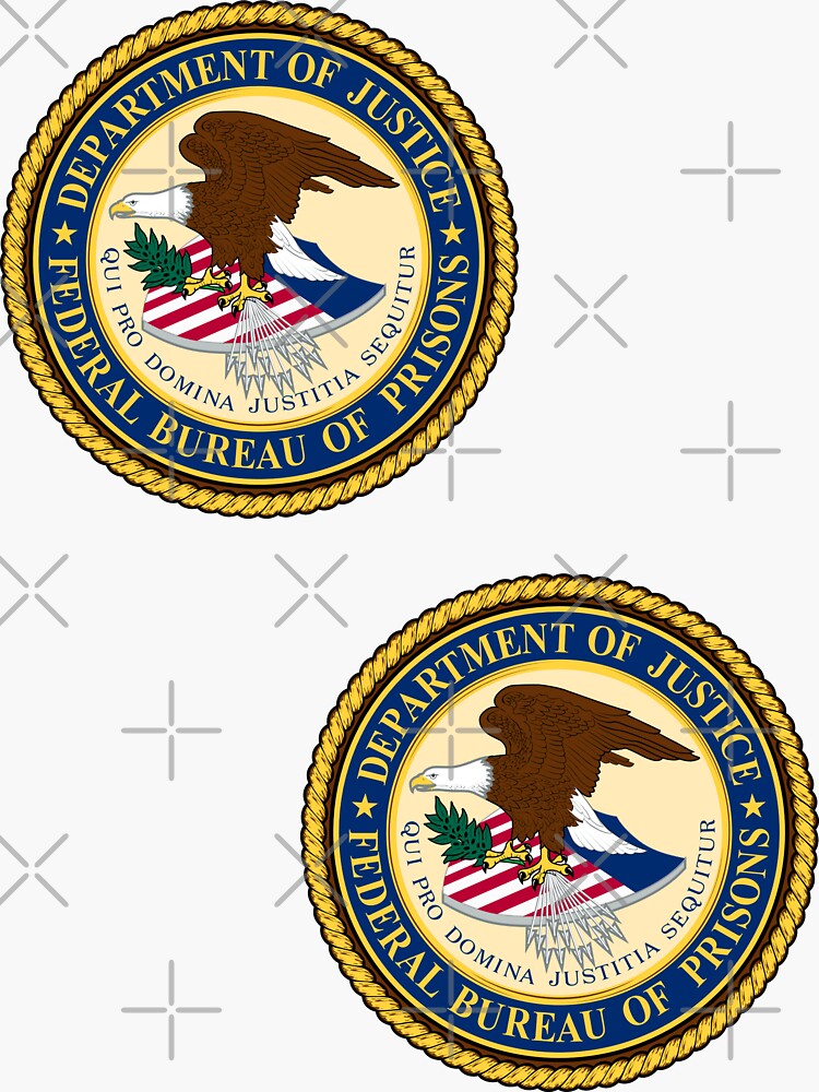 "Federal Bureau of Prisons (BOP)" Sticker for Sale by useals | Redbubble