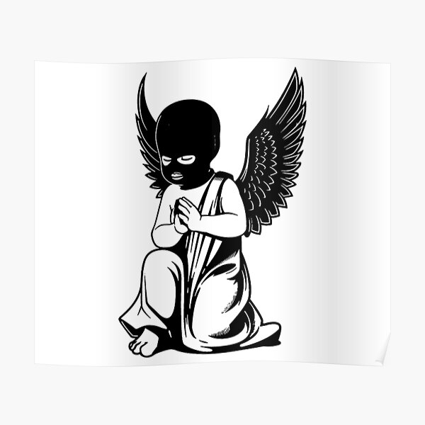 "gangsta Angel" Poster for Sale by Houd-Ammari77 | Redbubble