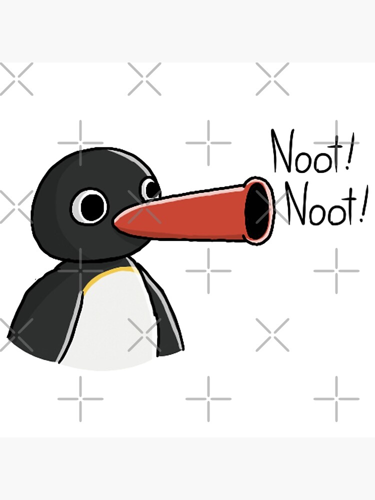 "Doodle pingu" Art Print by Geempah | Redbubble