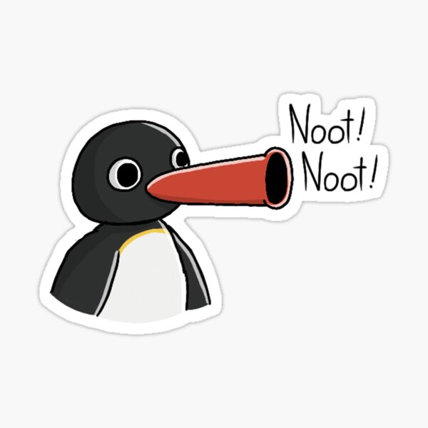 "Doodle pingu" Sticker for Sale by Geempah | Redbubble