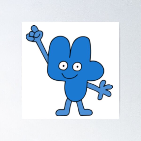 "Four BFB" Poster for Sale by NumberMacaroni | Redbubble