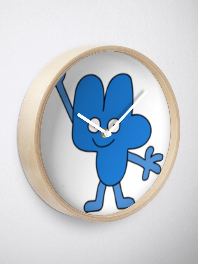 "Four BFB" Clock by NumberMacaroni | Redbubble