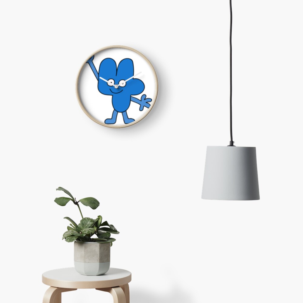 "Four BFB" Clock by NumberMacaroni | Redbubble