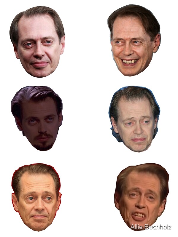 "Steve Buscemi Faces" by Alexandra Buchholz | Redbubble
