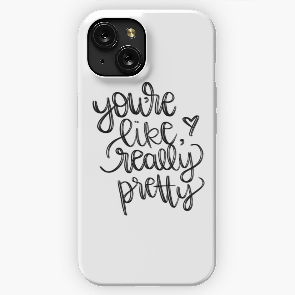 Youre Like Really Pretty Mean Girls Quote Hand Lettering Sticker