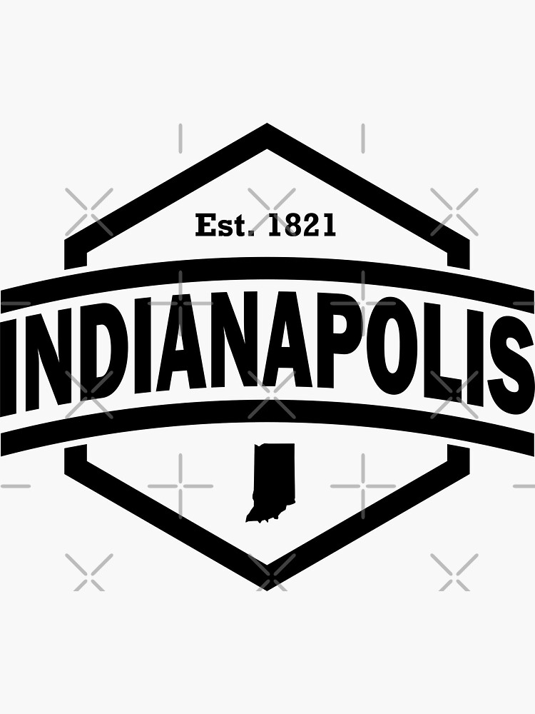 "Represent Indianapolis" Sticker for Sale by JayJaxon | Redbubble