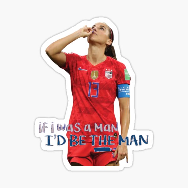 "Alex Morgan 'The Man'" Sticker by lexashaught | Redbubble