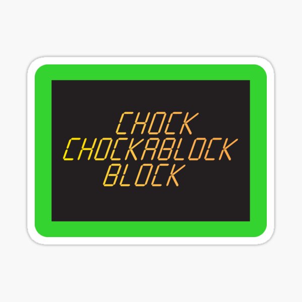 Chockablock Gifts & Merchandise for Sale | Redbubble