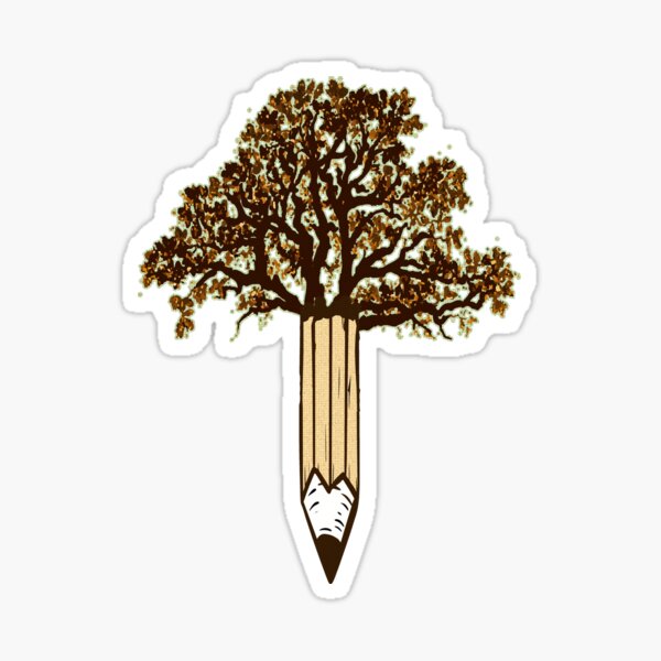 "Tree pin forest conservation" Sticker for Sale by tarek25 | Redbubble