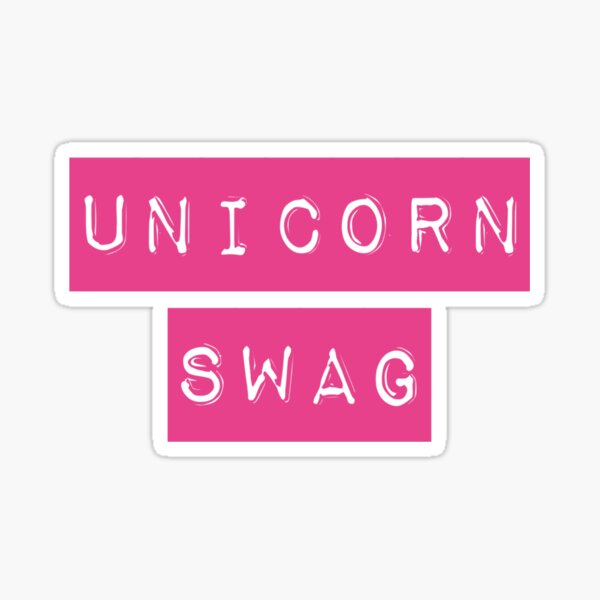 "Unicorn Swag" Sticker by atpodswag | Redbubble