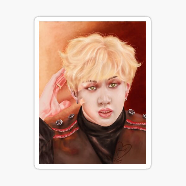 "Bang Chan (2019)" Sticker for Sale by Caitart | Redbubble