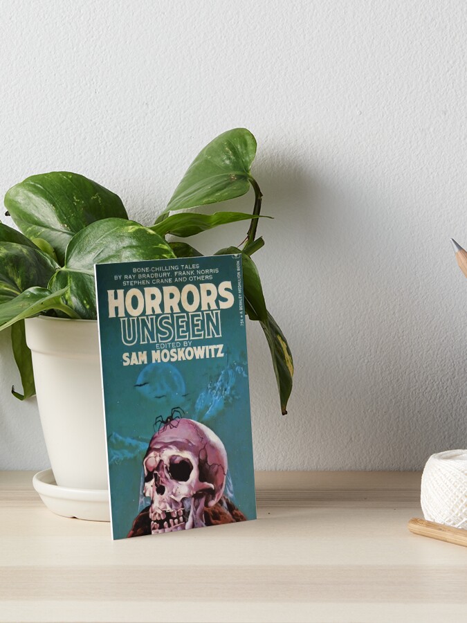 "Pulp Novel Vintage Horror - Horrors Unseen" Art Board Print for Sale ...