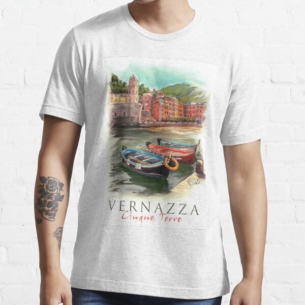 "Vernazza Cinque Terre" T-shirt for Sale by supersiblings | Redbubble ...