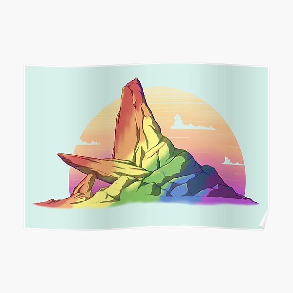 "Pride Rock" Poster by TenkenNoKaiten | Redbubble