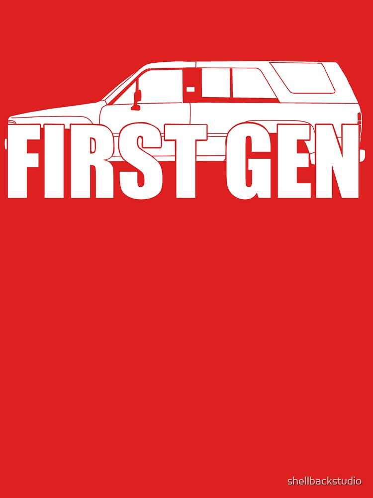 "First Gen " T-shirt for Sale by shellbackstudio | Redbubble | toyota t ...