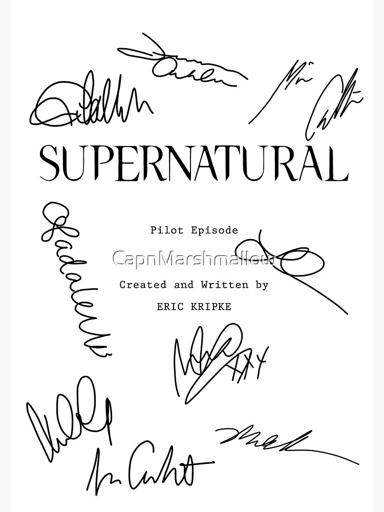 "Supernatural" Journal for Sale by CapnMarshmallow | Redbubble