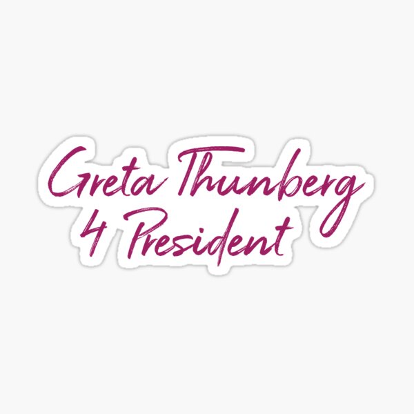Greta Thunberg Stickers | Redbubble