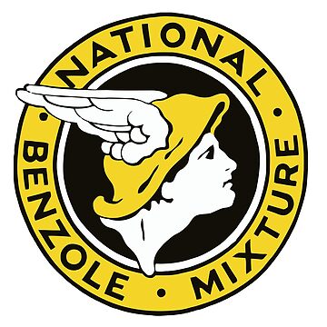 "National Benzol Mixture" Sticker for Sale by Speedbirddesign | Redbubble