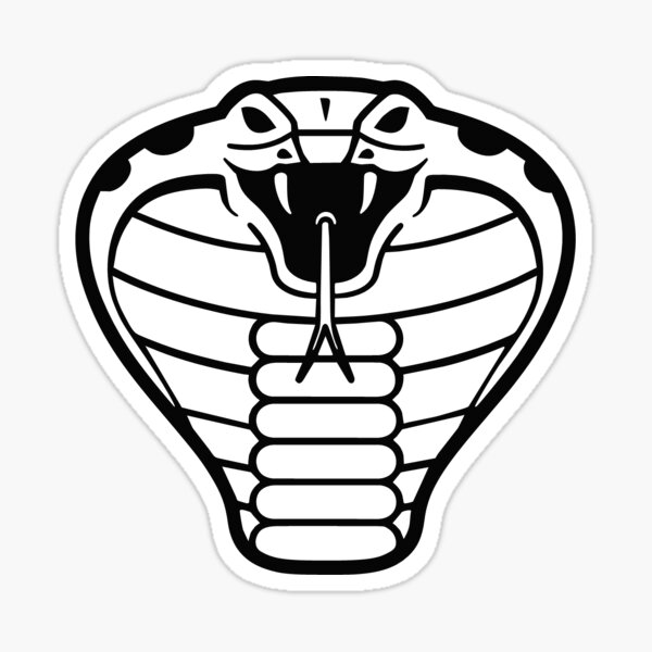"Cobra snakes design" Sticker for Sale by -silverdesign- | Redbubble