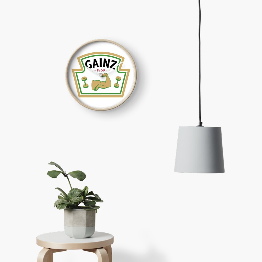 "GAINZ V.2" Sticker for Sale by Comfortize | Redbubble