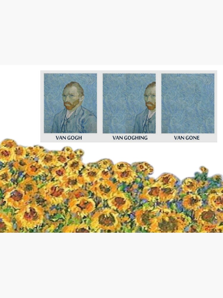 "van gogh meme" Metal Print for Sale by daesangsuga | Redbubble