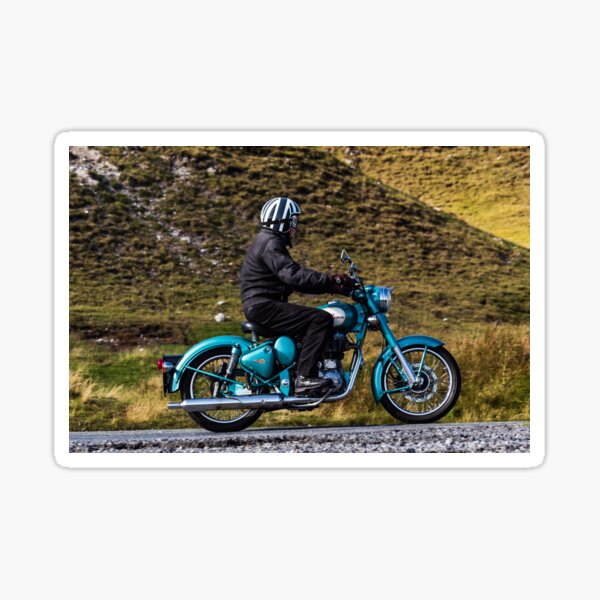 "Royal Enfield Classic 500" Sticker for Sale by widdy170 | Redbubble
