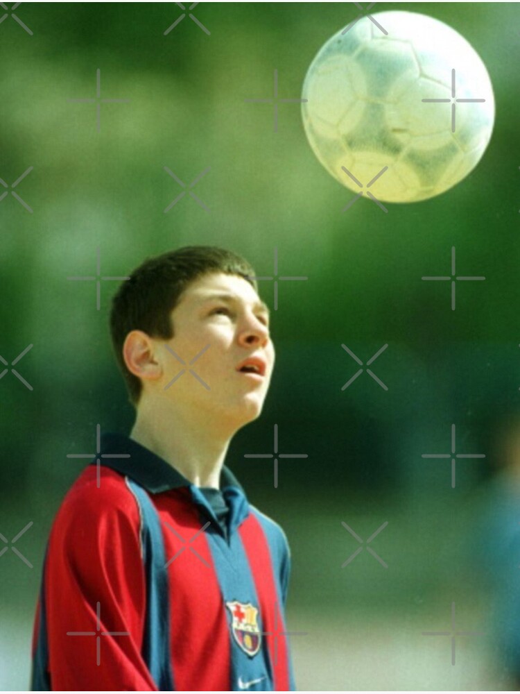 "Lionel Messi as a kid" Sticker by Zaleb | Redbubble