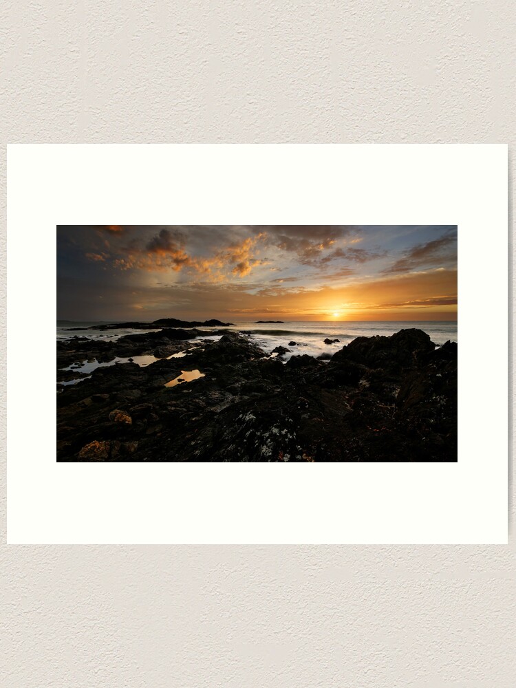 "A Fine Sunrise on Sawtell" Art Print for Sale by Robert Mullner ...