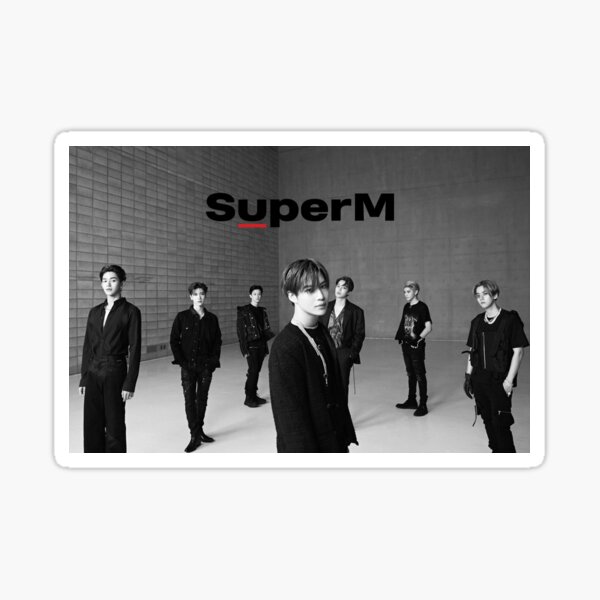 "SUPERM JOPPING" Sticker for Sale by BGEMPORIUM | Redbubble