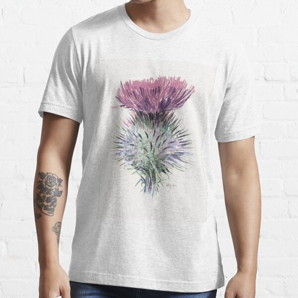 "Scottish Thistle " T-shirt for Sale by arlyon | Redbubble | thistle t ...