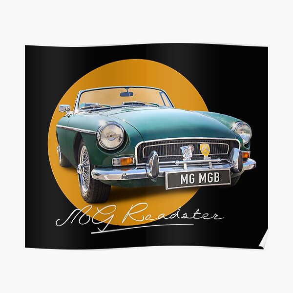 "MG MGB Roadster" Poster by 12points | Redbubble