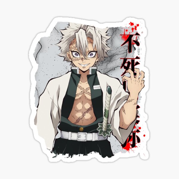 "Sanemi - The Wind Pillar" Sticker for Sale by simouser | Redbubble