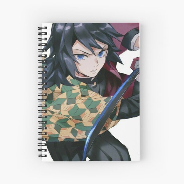 "Tomioka - The Water Pillar" Spiral Notebook by simouser | Redbubble