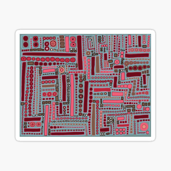"Wacky Maze" Sticker for Sale by CTWuellner | Redbubble