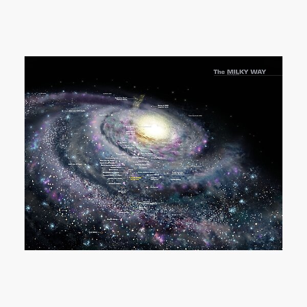 "The Milky Way. Poster artwork." Photographic Print for Sale by Tim ...