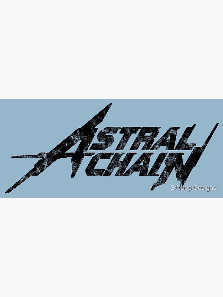 "Astral Chain Distressed Logo" Poster for Sale by BrotherOfPerl | Redbubble