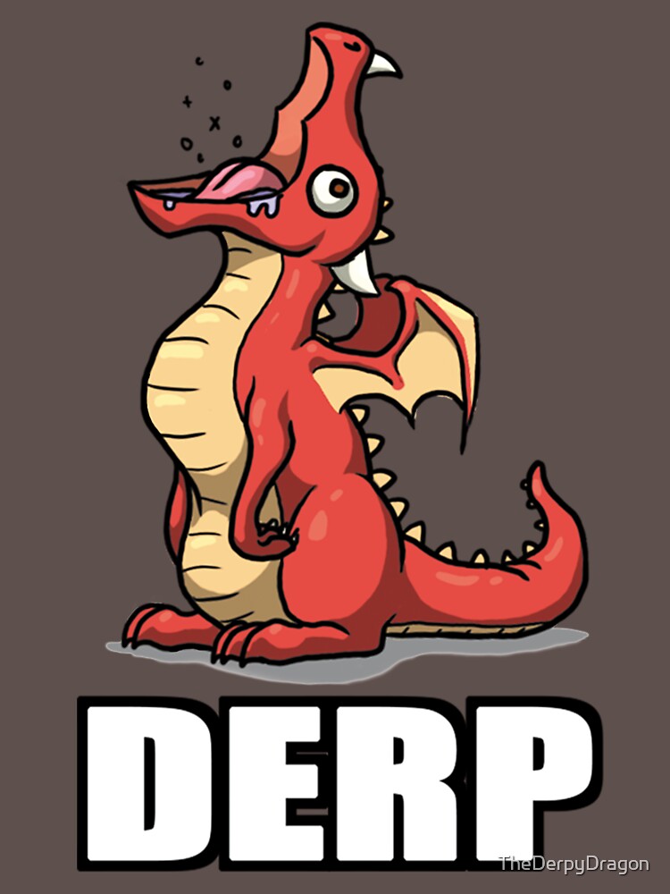 "Derpy Dragon" T-shirt by TheDerpyDragon | Redbubble