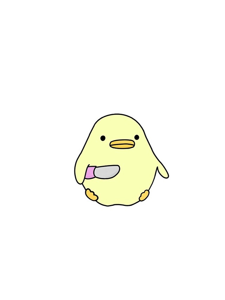 Coque iPhone « Poussin avec un couteau », par jasonvz | Redbubble