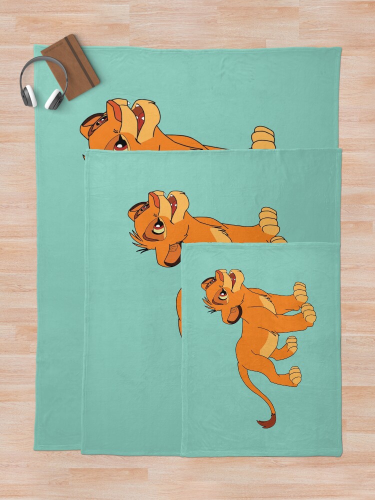 "Baby Simba" Throw Blanket for Sale by irnart | Redbubble