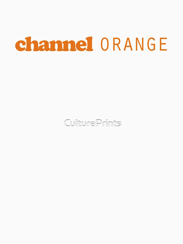 "Frank Ocean Channel Orange" T-shirt for Sale by CulturePrints ...
