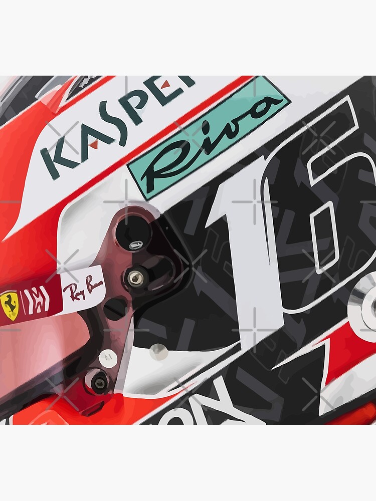 "Charles Leclerc CL16" Poster for Sale by Speedbirddesign | Redbubble