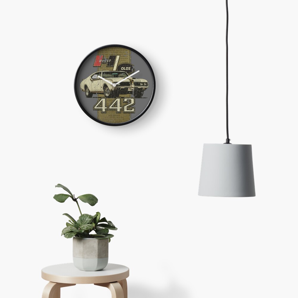 "1969 Hurst-Olds 442" Clock for Sale by jacobcdietz | Redbubble