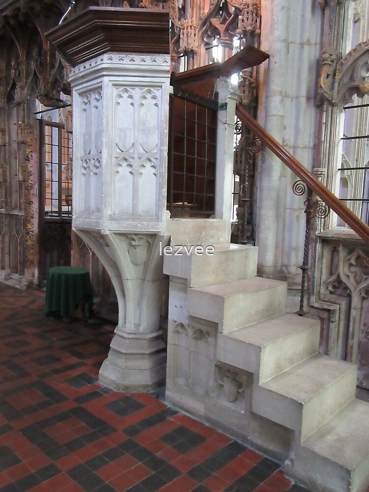 "Pulpit And Steps" Poster for Sale by lezvee | Redbubble