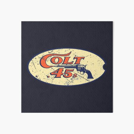 "Colt 45 Gun Houston Texas" Art Board Print for Sale by quark | Redbubble