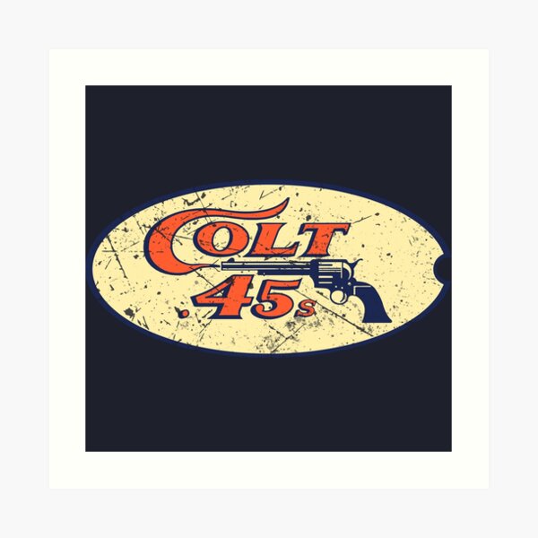 "Colt 45 Gun Houston Texas" Art Print by quark | Redbubble