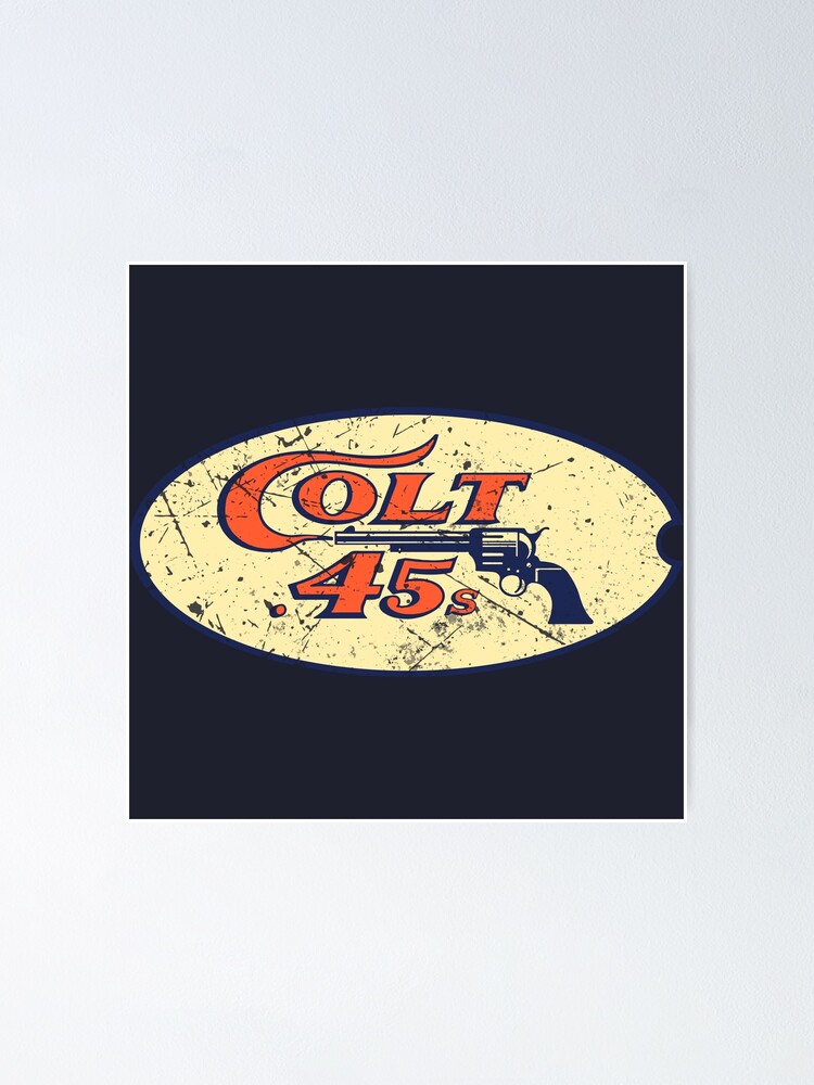 "Colt 45 Gun Houston Texas" Poster for Sale by quark | Redbubble